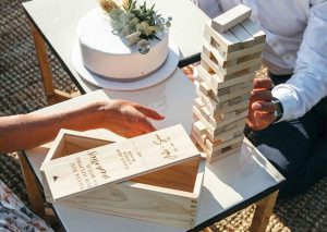 Custom Jenga Game, Personalized Wooden Tower Game - Hicreate Games